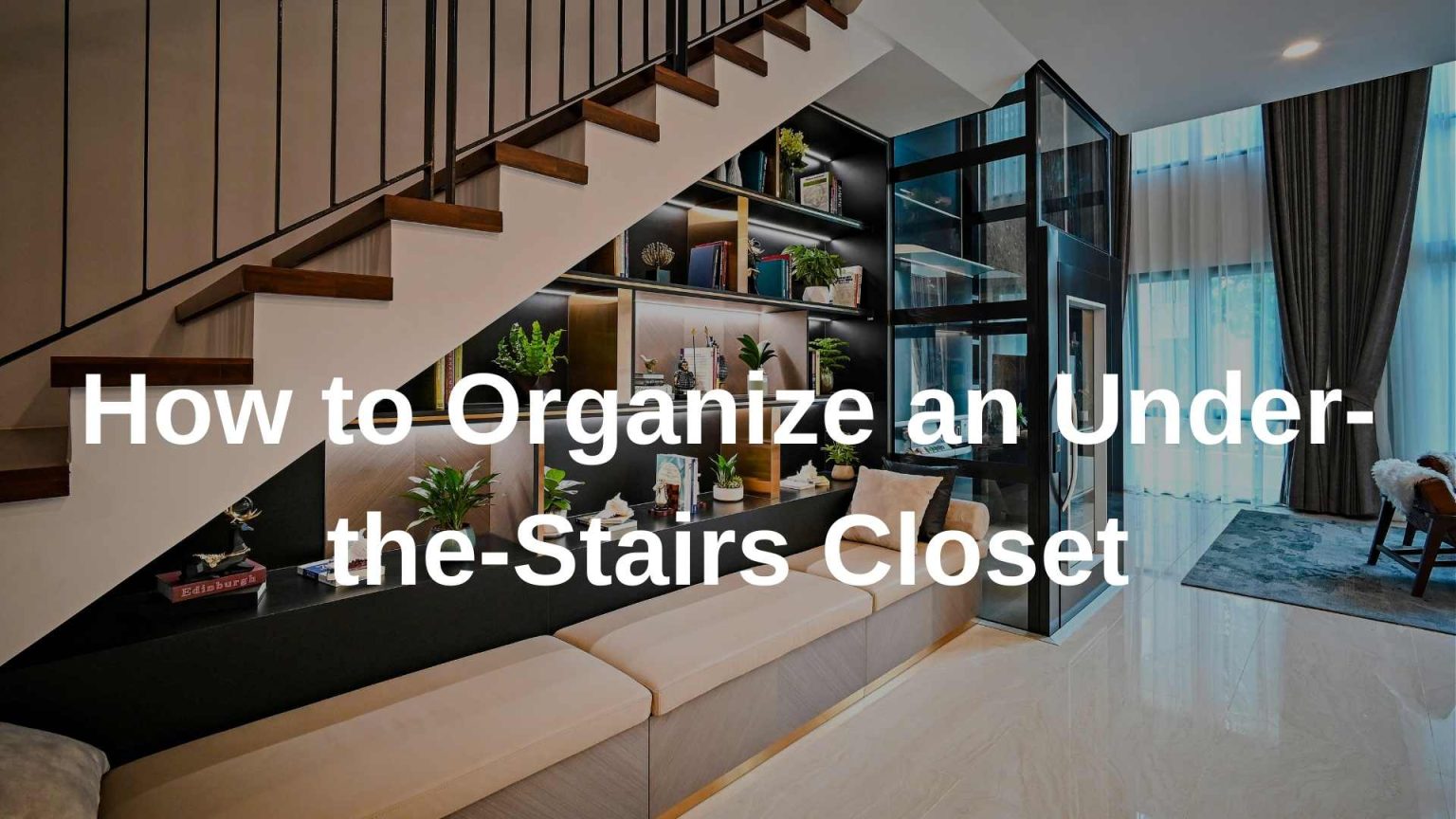 How to Organize an Under-the-Stairs Closet - McLean Closets Design